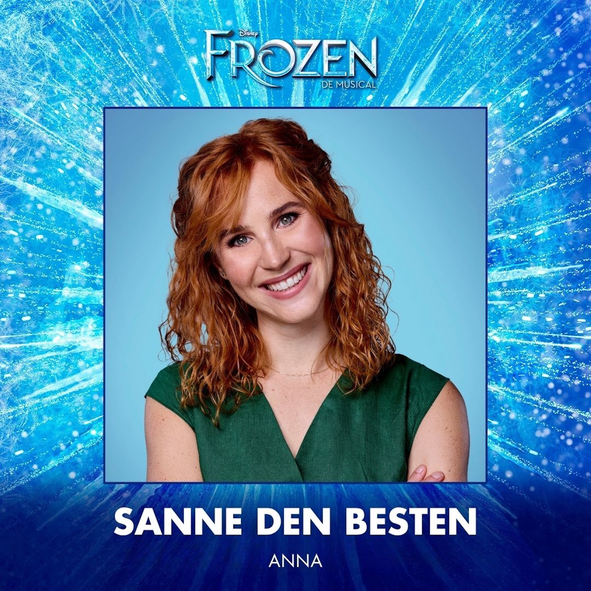 Nieuwe hoofdrolspeelster in musical Disney Frozen: Sanne den Besten ...