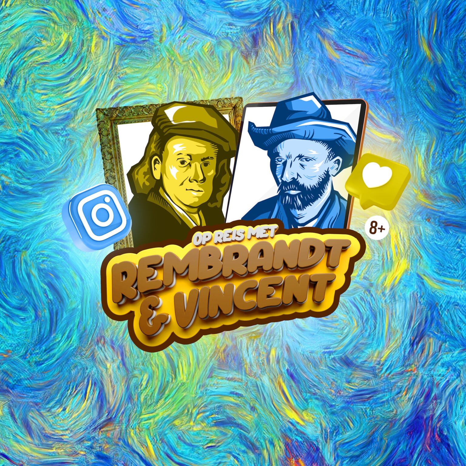 Rembrandt van Rijn en Vincent van Gogh gelijktijdig in het theater én ...